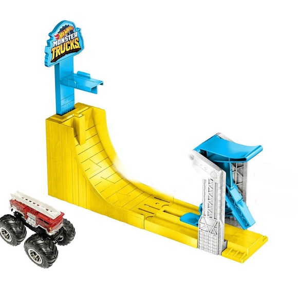 hot wheels | Toys | Hot Wheels Fire Truck Monster Jam Jump | Poshmark